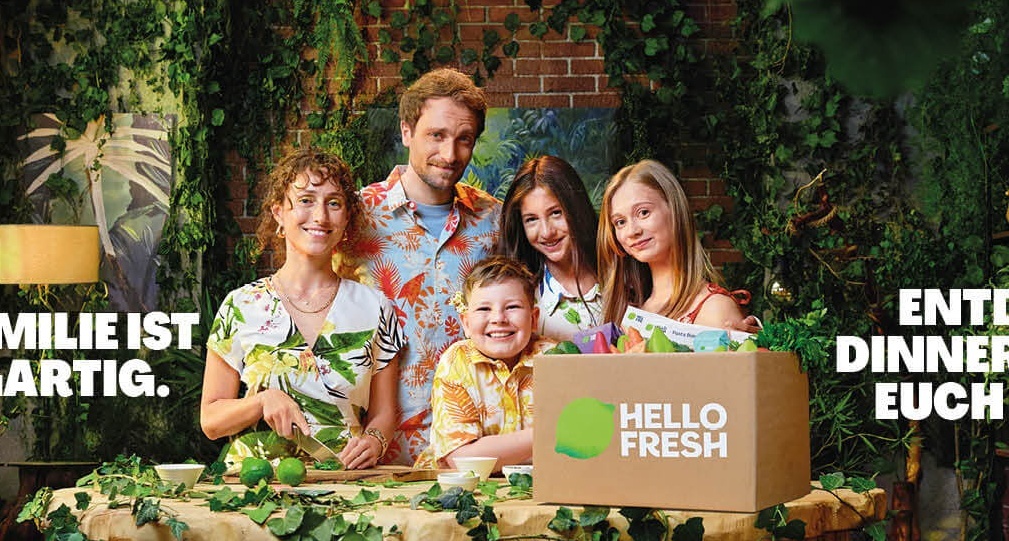 HelloFresh mit „größter globaler“ Kampagne und neuem Slogan