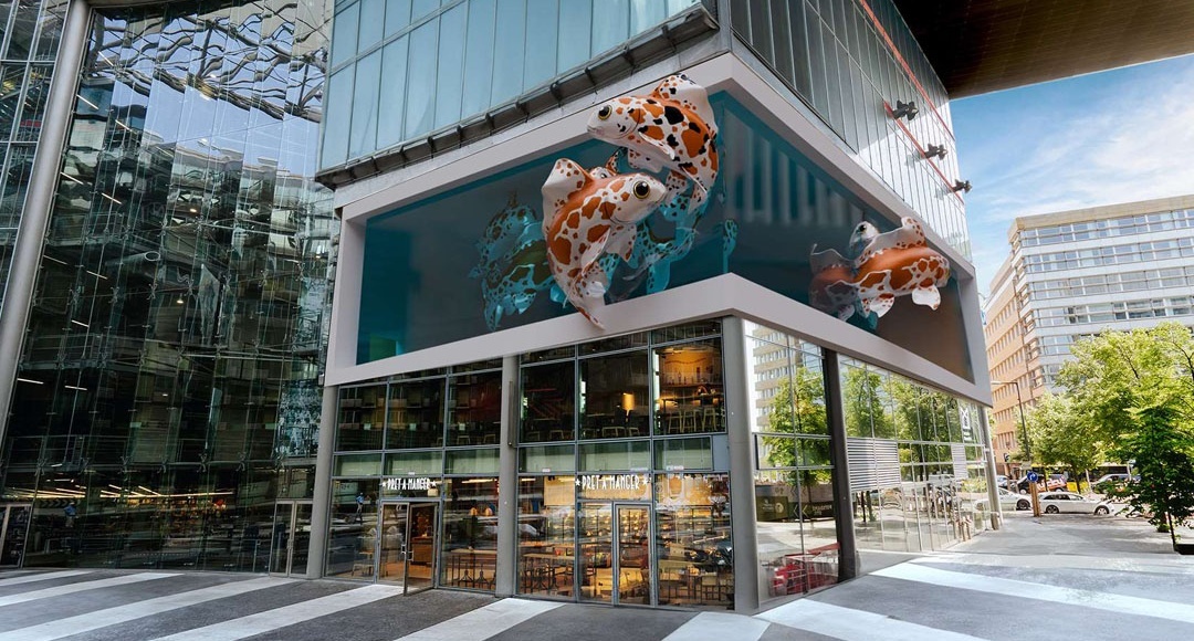Endlich 3D: 260-qm-Display im Sony Center